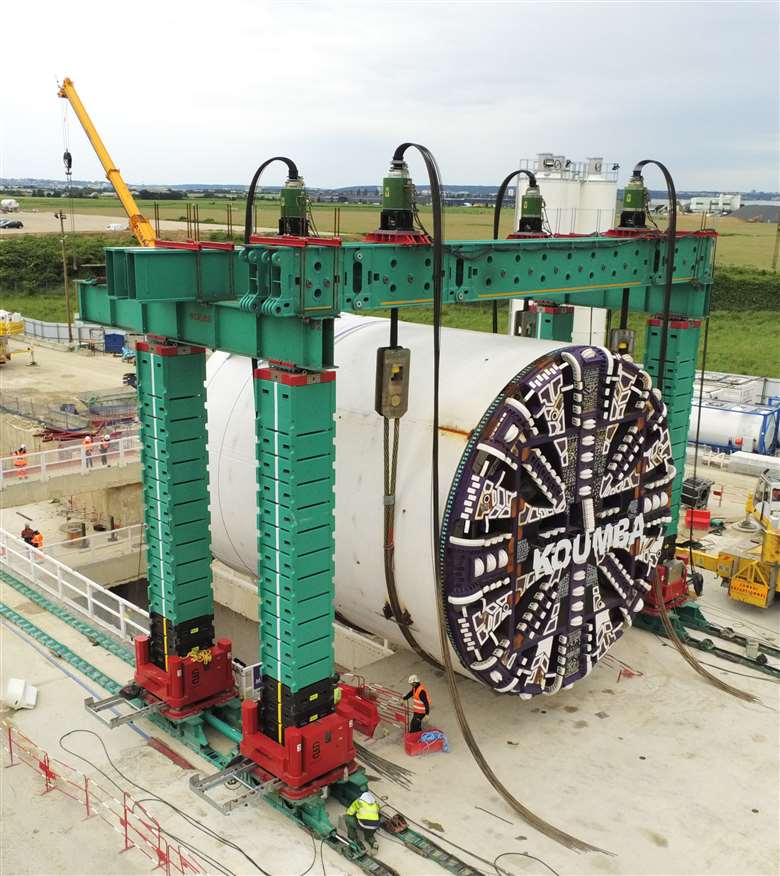 TBM lifted and lowered - KHL Group